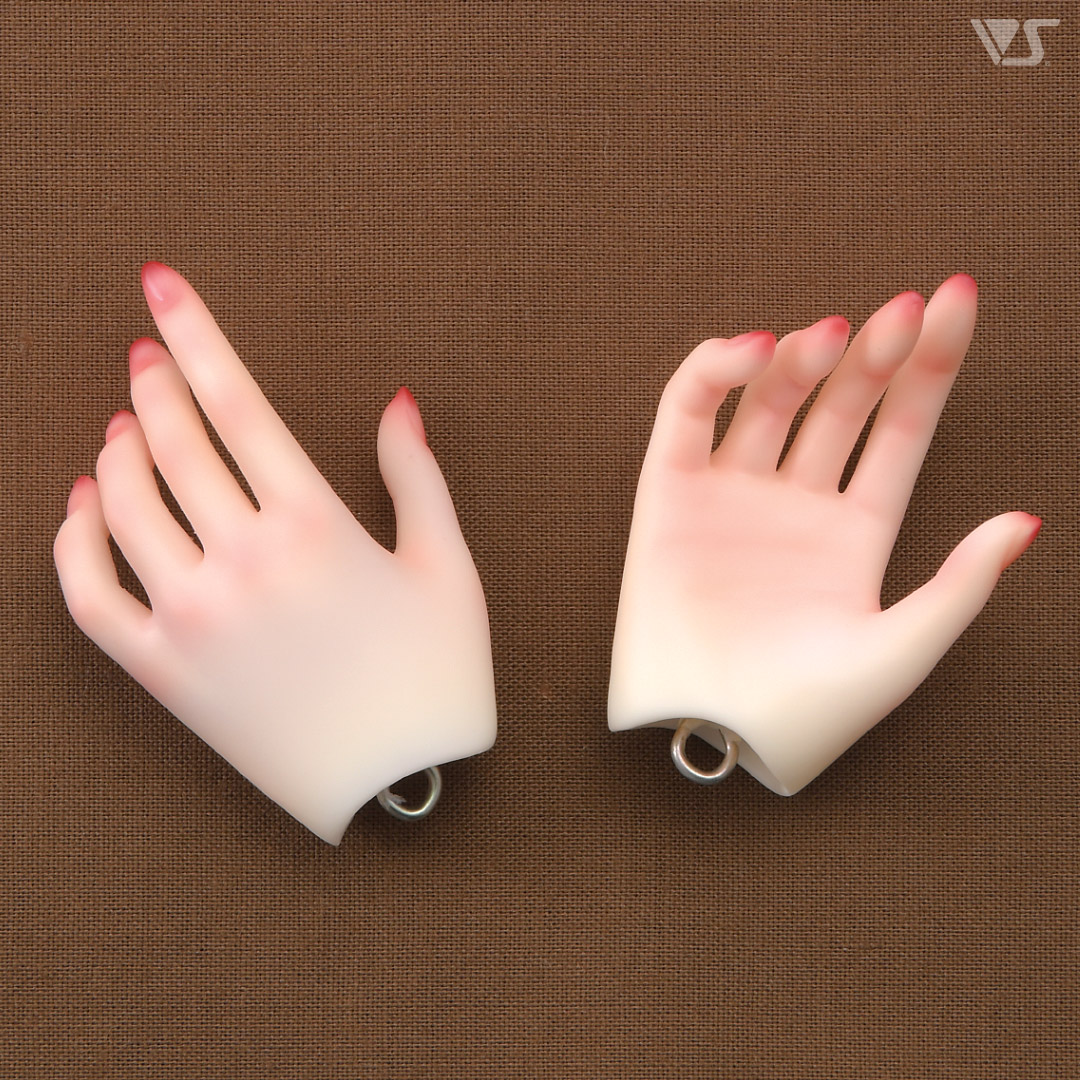 SDGr女の子用ハンドパーツ SDGr-H-01【メイク仕様・ボルドー】（PSホワイト） | ボークス公式 ドルフィーオンラインストア